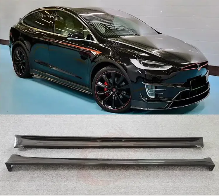 Body-Skirts-For-Tesla-MODEL-X-2016-2021-Side-Panels-Body-Skirts-Kit-lip ...