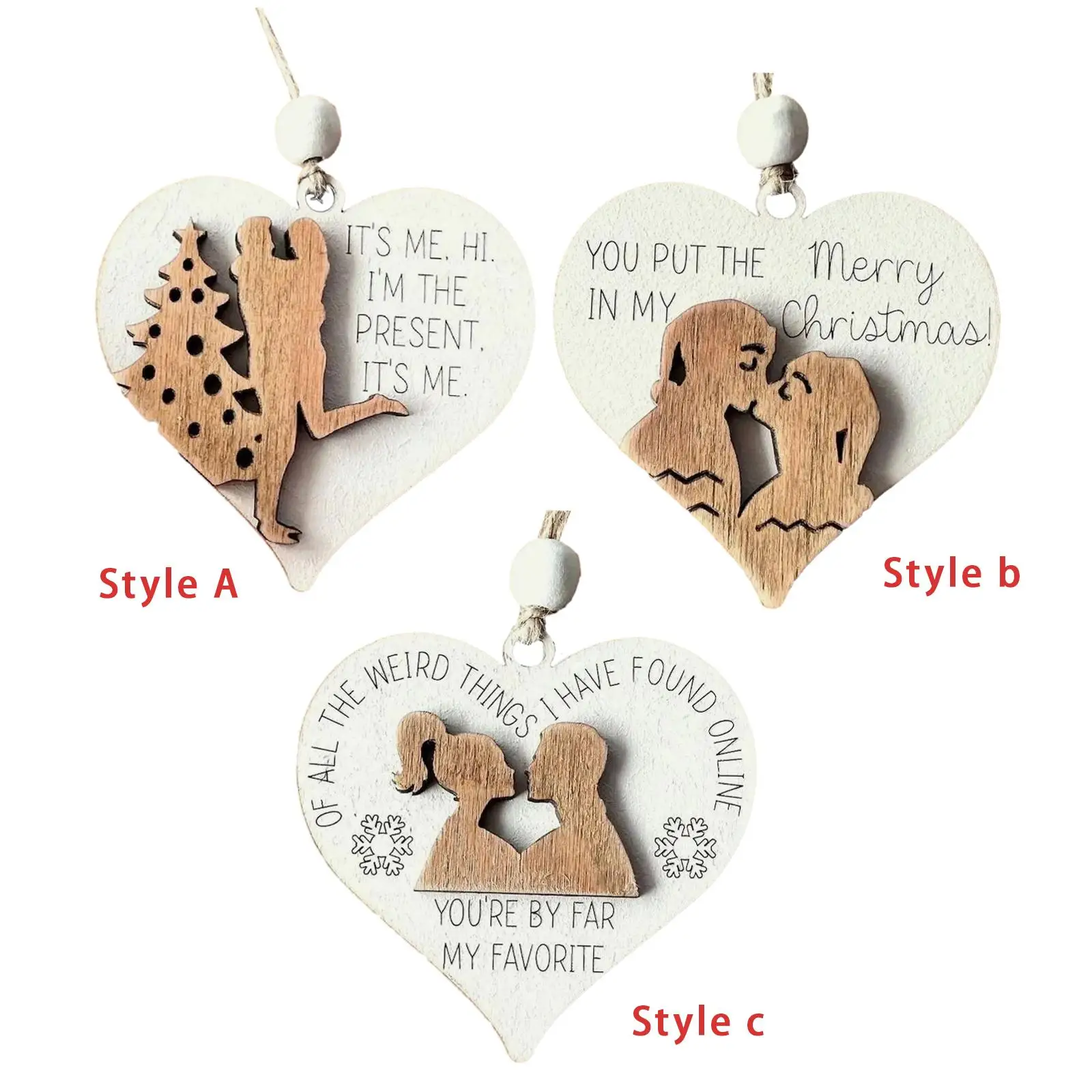 Heart-Shaped-Wooden-Decor-Sign-Wooden-Decoration-Valentine-s-Day-Wooden ...