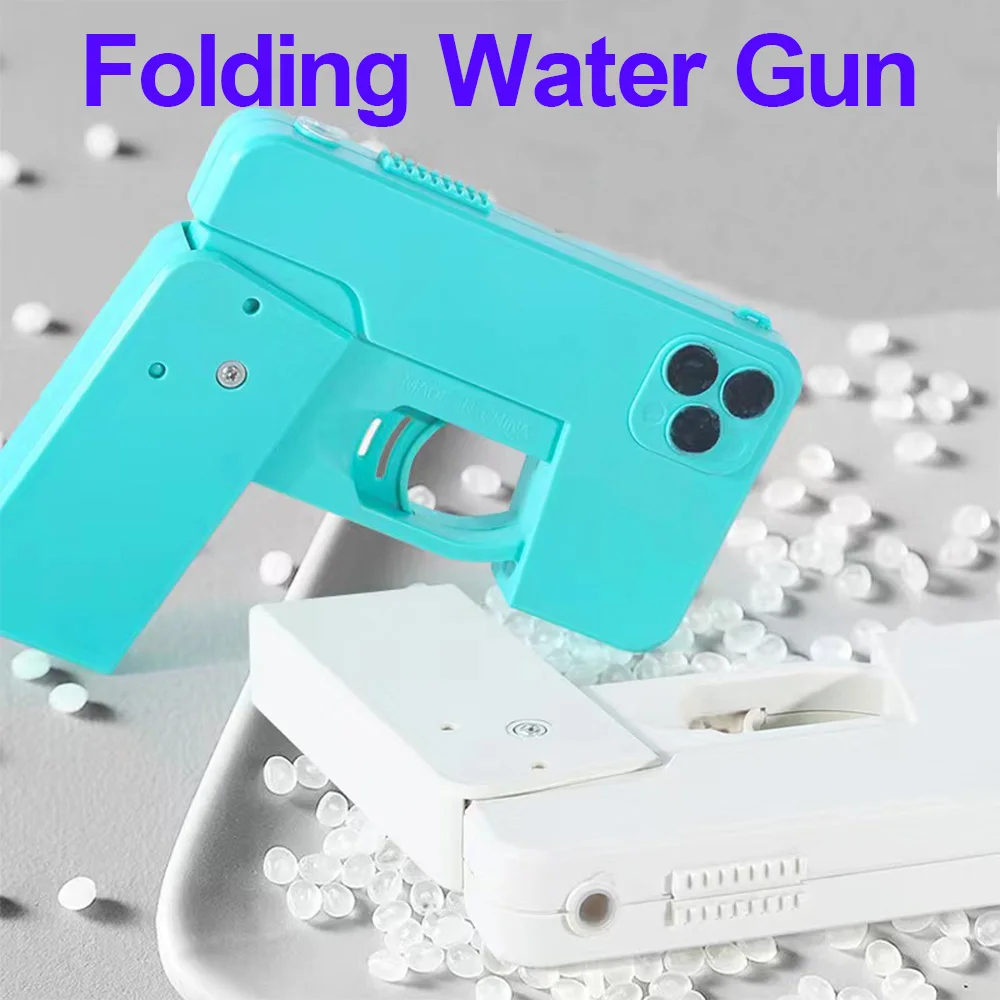Folding-iPhone-Water-Gun-Toy-For-Kids-Boys-Summer-Games-Water-Blaster ...
