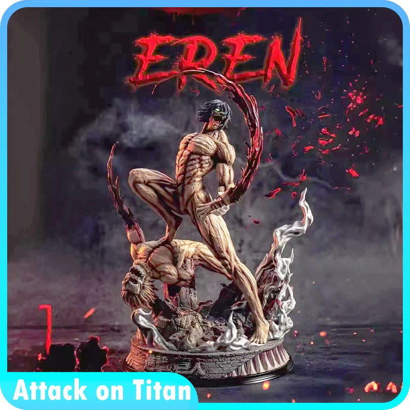 29cm-Attack-On-Titan-Eren-in-Battle-form-Alan-AOT-Statue-Model-Anime ...