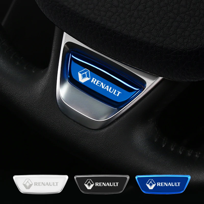 CAR-STYLING-STEERING-WHEEL-EMBLEM-TRIM-FOR-RENAULT-MEGANE-4-SCENIC ...