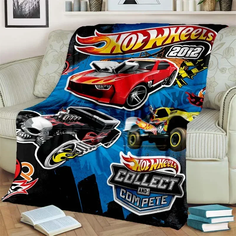 Couverture légère en flanelle avec roues chaudes imprimées en 3D ...