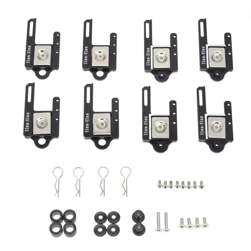 4pcs Adjustable Magnetic Body Post Mount Car Shell Column 55-85mm For 1 ...