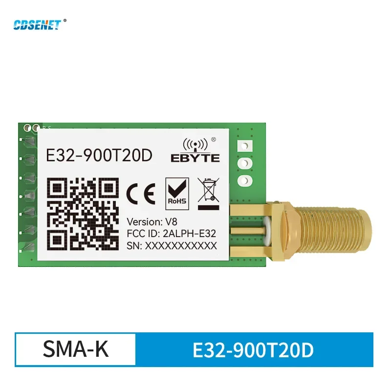LoRa-Wireless-Module-868MHz-915MHz-20dBm-5-5km-CDSENET-E32-900T20D-5 ...