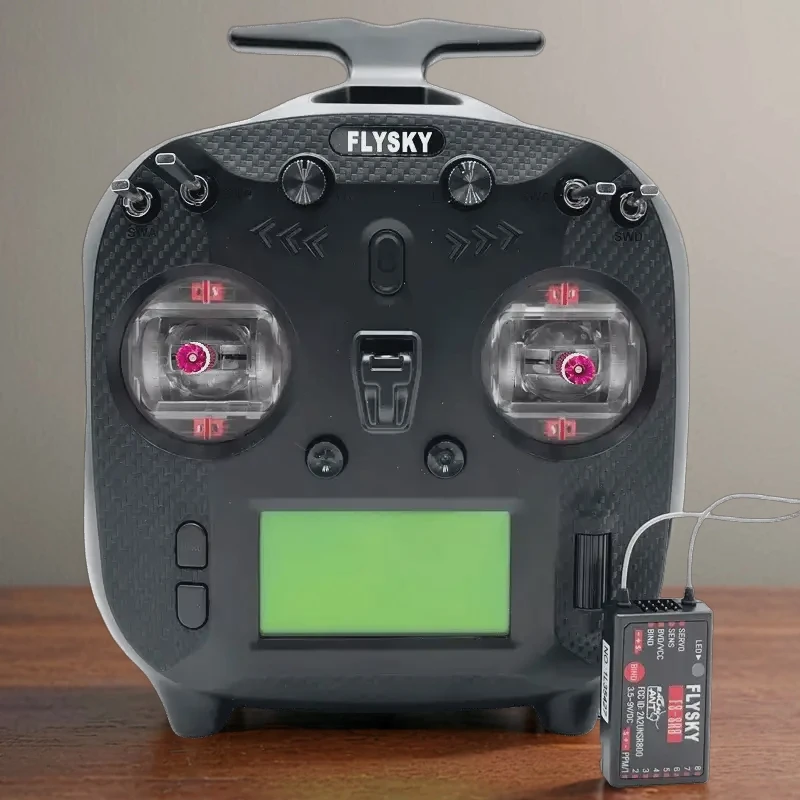FLYSKY FS-ST8 2.4G 10CH ANT Radio Transmitter with FS-SR8 Receiver ...