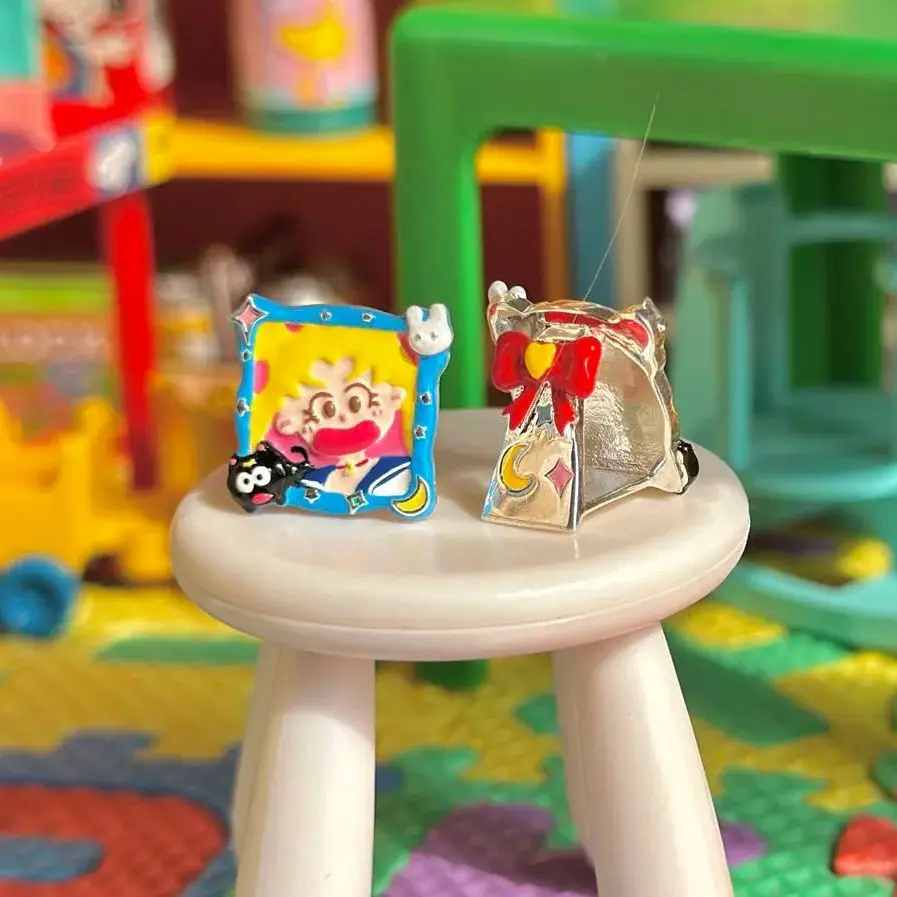 925-Sterling-Silver-Anime-Sailor-Moon-Photo-Frame-Charm-Bead-For ...