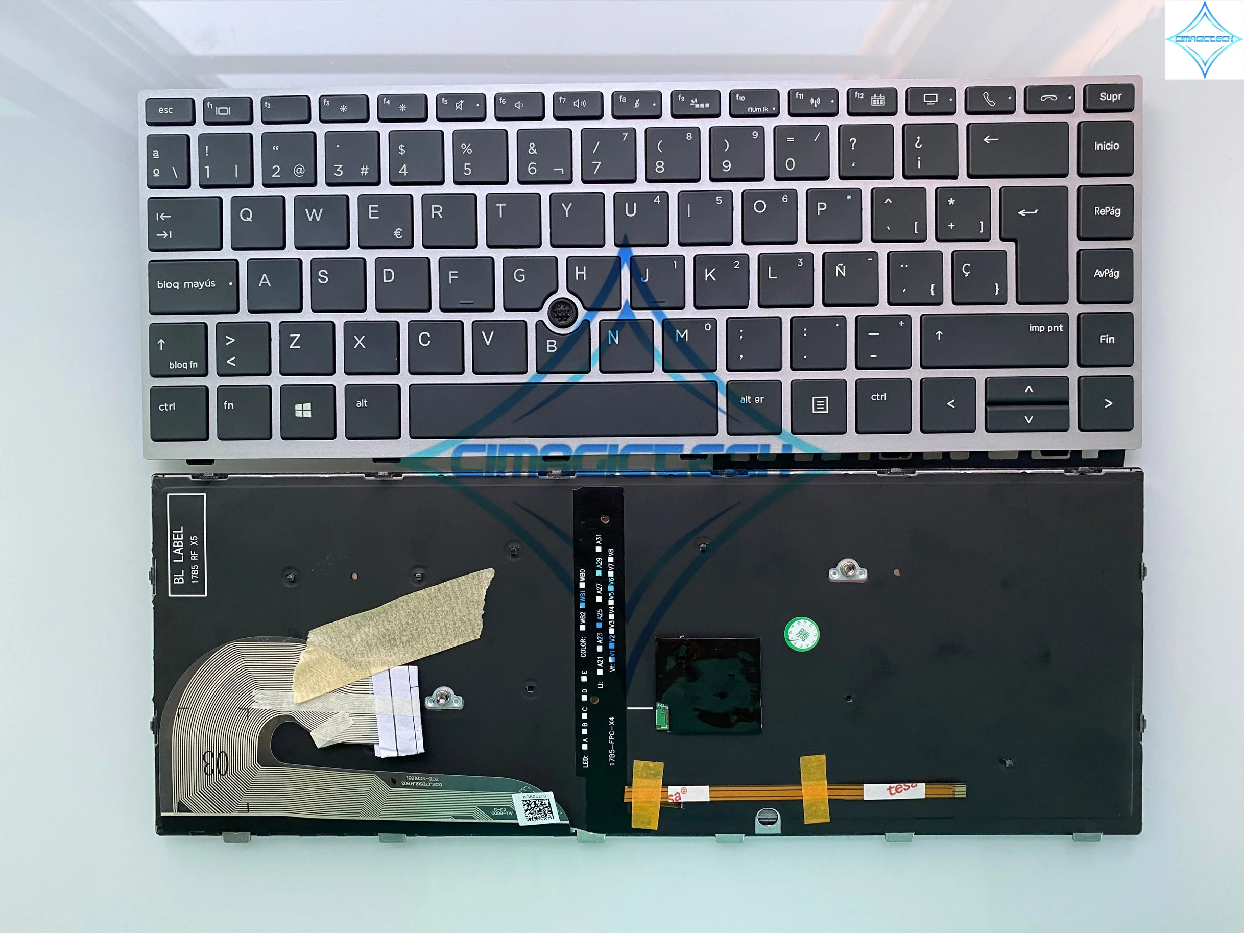 New Sp La Us English For Hp Elitebook 840 G5 846 G5 745 G5 L14378-001 ...