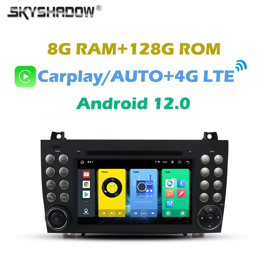 Dsp Ips Carplay Auto Android 12.0 8g+128g Sim Car Dvd Player Radio Gps ...