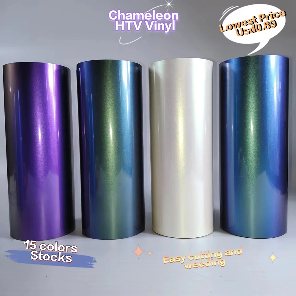 30X102cm-Chameleon-HTV-Heat-Transfer-Vinyl-Gradient-Change-Luxury-Color ...