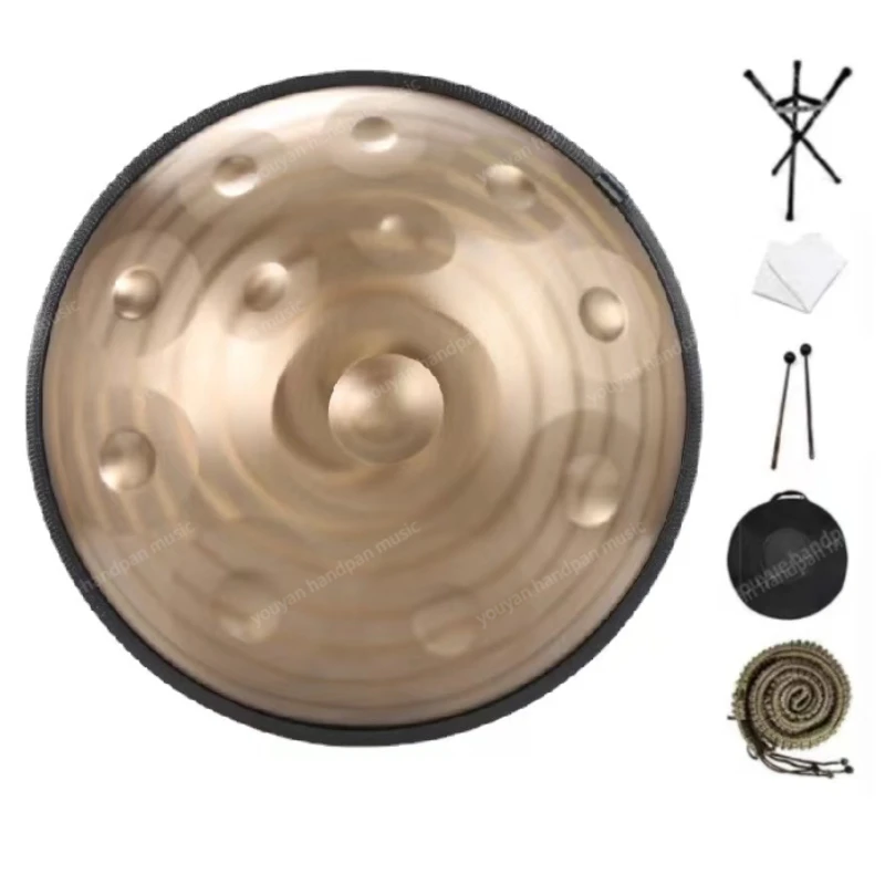 Steel-Tongue-Drum-with-D-Major-Handpan-Music-Drum-Tambor-Beginner ...