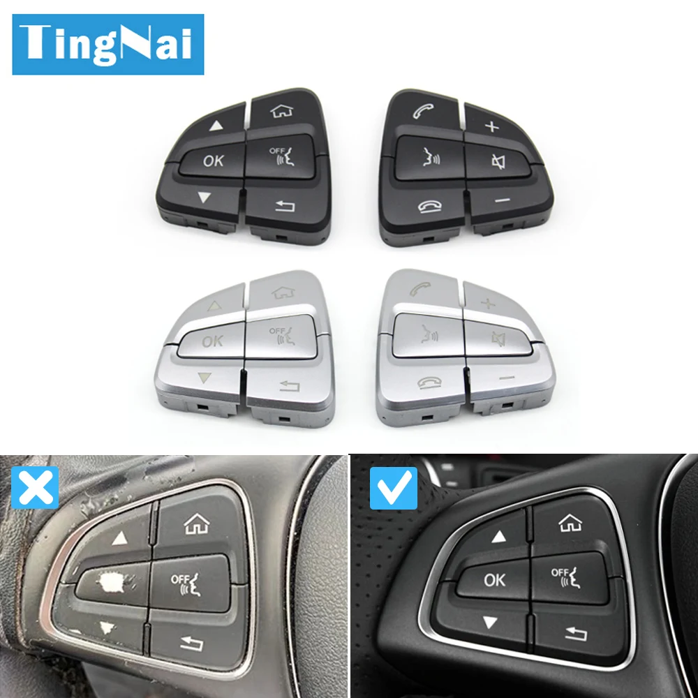 W205 W253 LHD RHD Car Multi-function Steering Wheel Switch Control ...