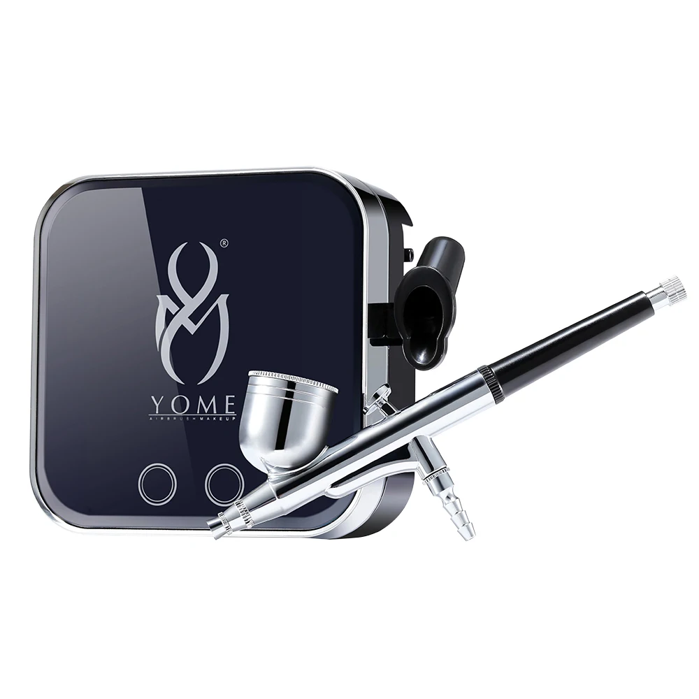 Airbrush-With-Compressor-Pro-Aerografo-Kit-For-Face-Paint-Makeup-Nails ...