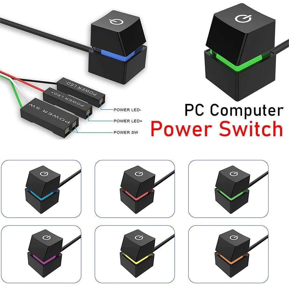4m-Colorful-LED-Lights-Computer-Desktop-Switch-PC-Motherboard-External ...