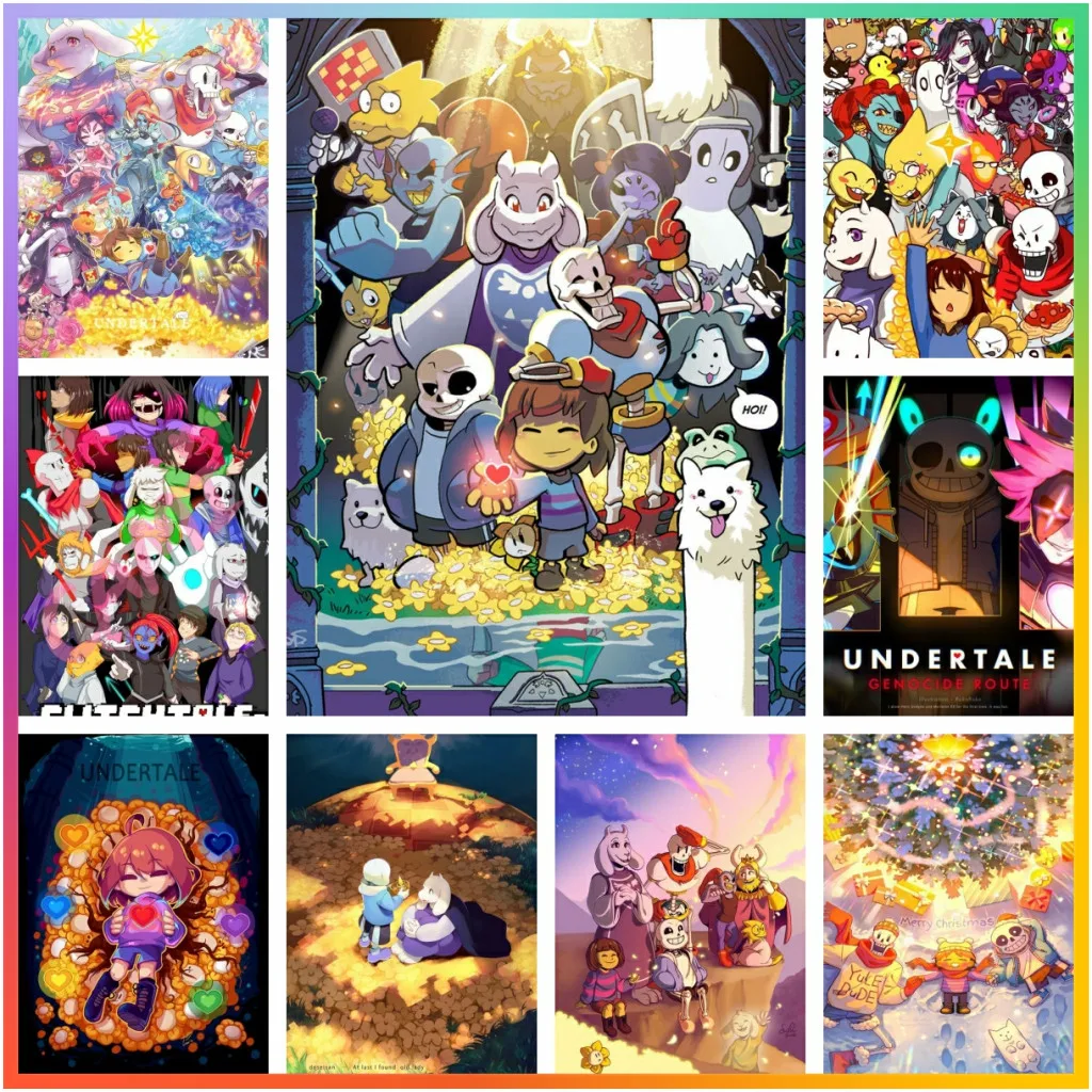 Undertale-Game-Hot-Anime-Cartoon-Diamond-Painting-5D-DIY-Cross-Stitch ...