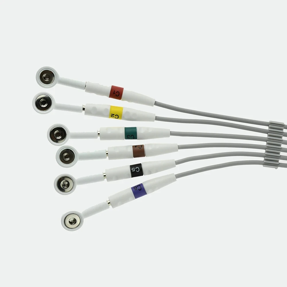 ECG-EKG-Snap-Lead-Wires-Snap-Connect-Adapter-Snap-Connector-Electrode ...
