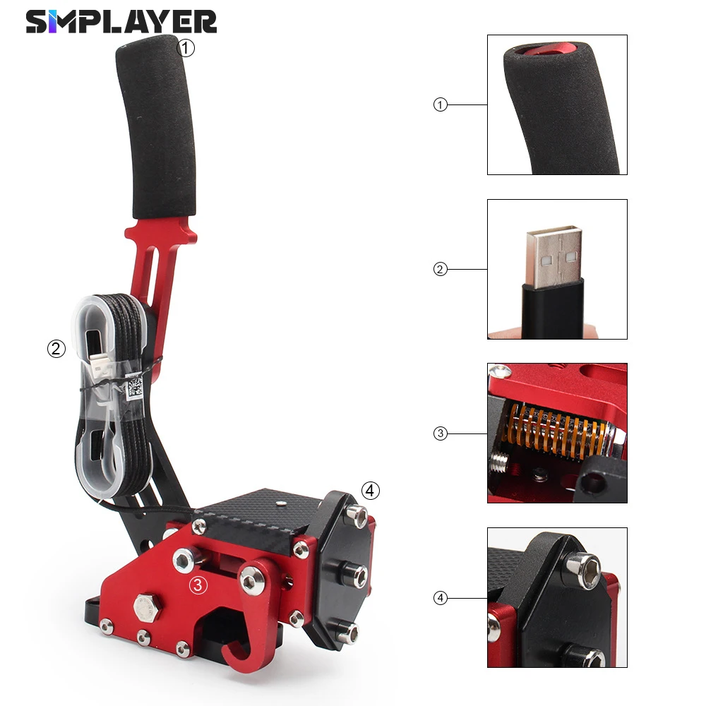 Simplayer-USB-Hand-Brake-Clamp-for-Logitech-G27-G29-T300RS-G920-G295 ...
