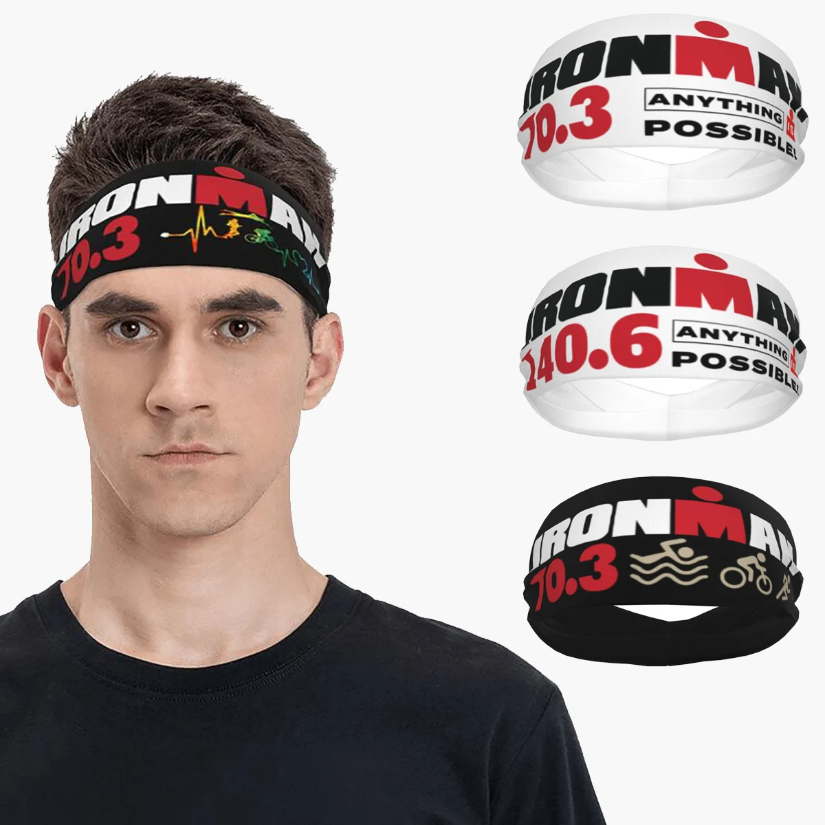 Triathlon-Extreme-Sports-Logo-Racing-Sweatband-Accessories-Unisex ...