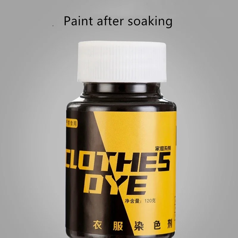 120g Bottle Dye Clothing Dye DIY Renovated Color Change Jeans Dye Black ...