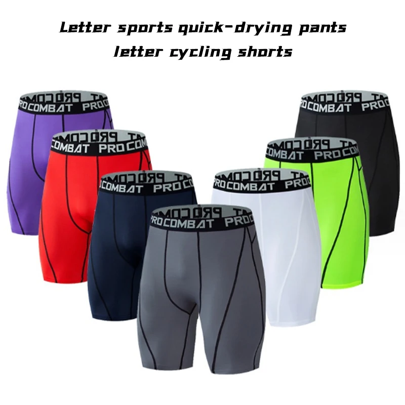 Letter-Cycling-Shorts-Men-s-Sports-Quick-Drying-Underwear-Anti-Wear-Leg ...