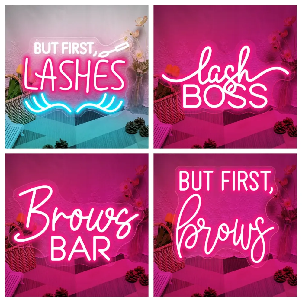 Lash-Salon-LED-Neon-Sign-Lights-Brow-Room-Decoration-Wall-Art-Neon ...