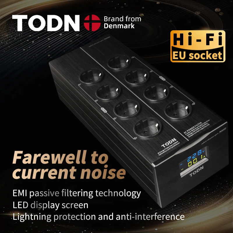 HIFI power filter HiFi lightning protection anti-interferencePA audio ...