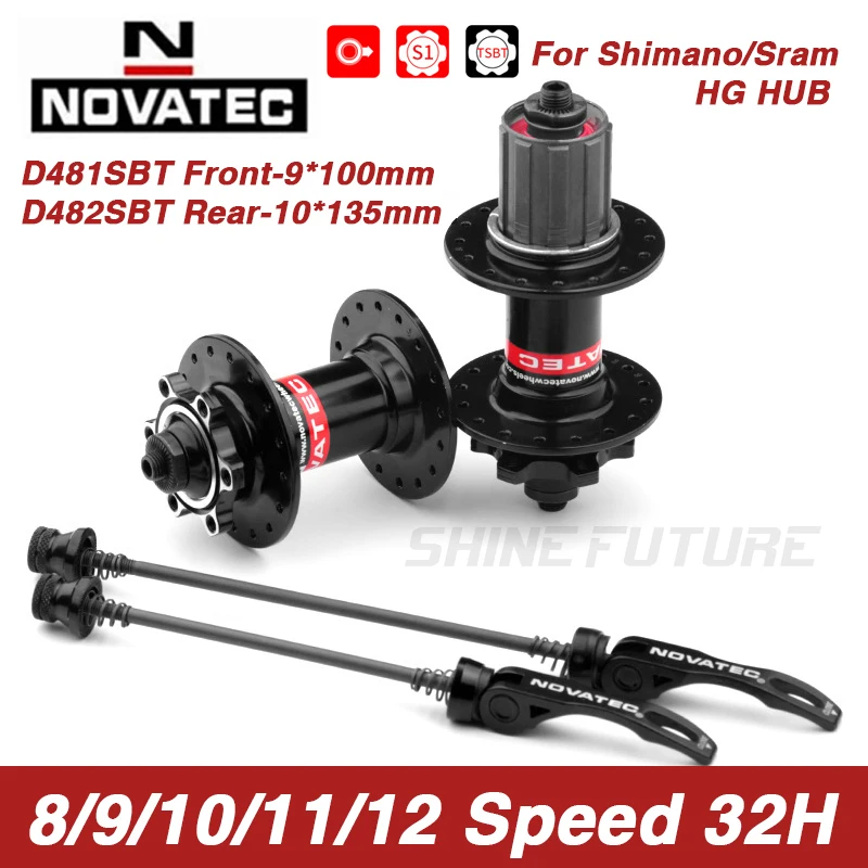 Novatec mountain bike hub d481sb d482tsb 32 furos mtb bucha para ...