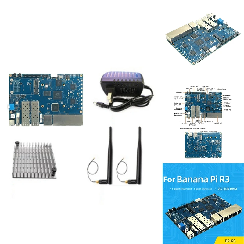 For-Banana-PI-BPI-R3-MT7986-2G-8G-EMMC-2-SFP-2-5Gbe-5Gbe-Router ...