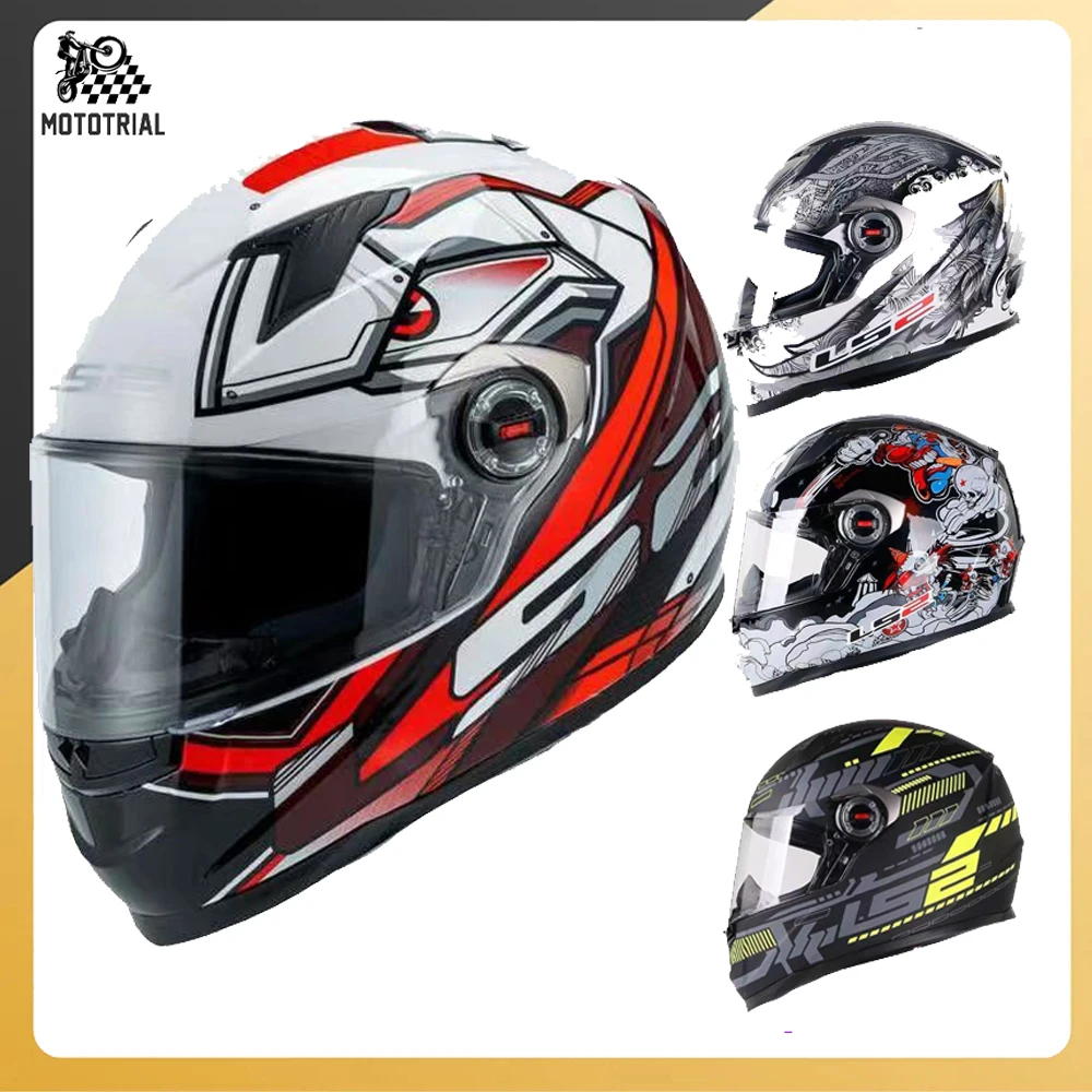 Full-Face-Motorcycle-Helmet-LS2-Motocross-Helmet-High-strength-ABS ...