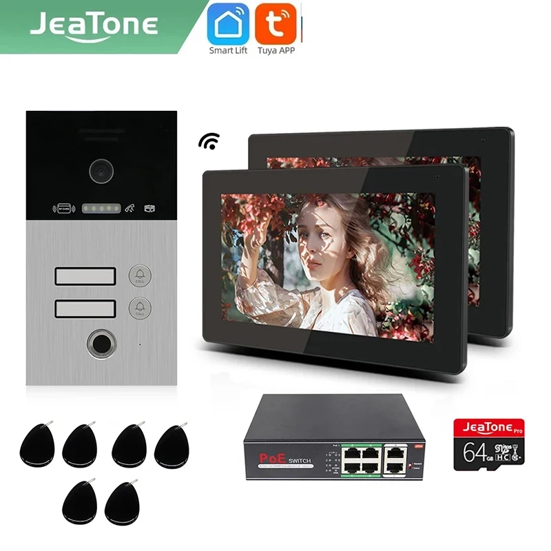 Jeatone-Tuya-7-Inch-Video-Door-Phone-Intercom-Doorbell-Smart-Home-Door ...