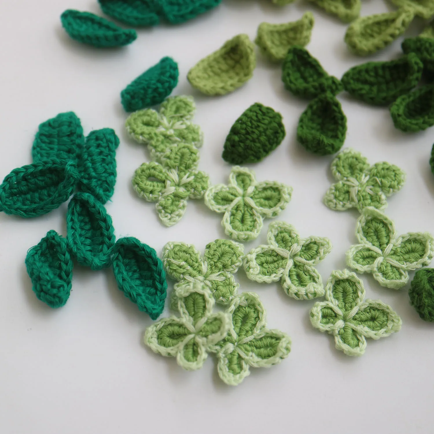 10-p-s-lote-verde-croch-flor-remendos-para-roupas-3d-floral-artesanal ...