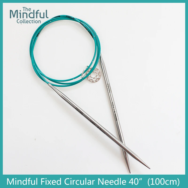 1 aguja de tejer Circular fija Pride Mindful 40 "(100cm)|Herramientas ...