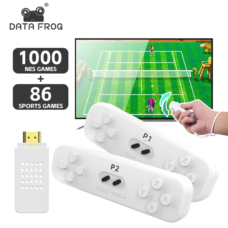 DATA-FROG-Wireless-TV-Dendy-Console-de-videogame-Somatossensorial-Retro ...