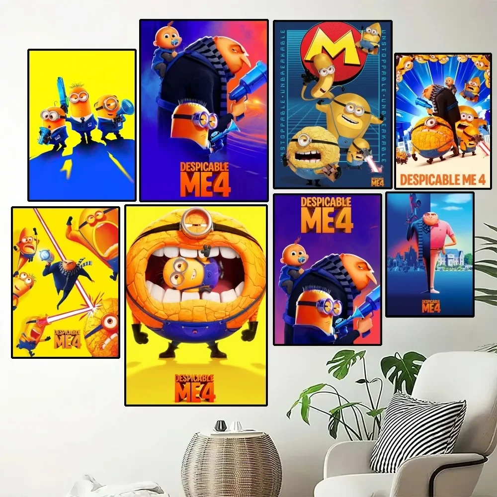 Movie-D-Despicable-Me-4-Poster-Painting-Wall-Pictures-For-Living-Room ...