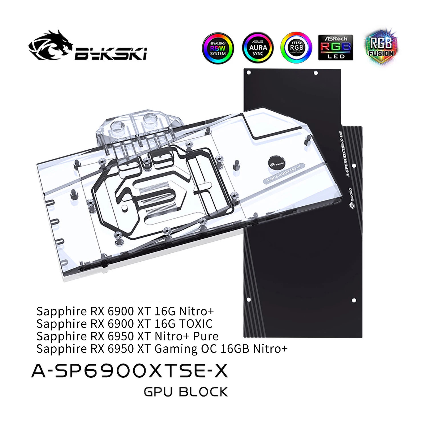 Bykski-GPU-nights-for-Sapphire-RX-6900XT-16G-Nitro-Toxic-6950XT-Nitro ...