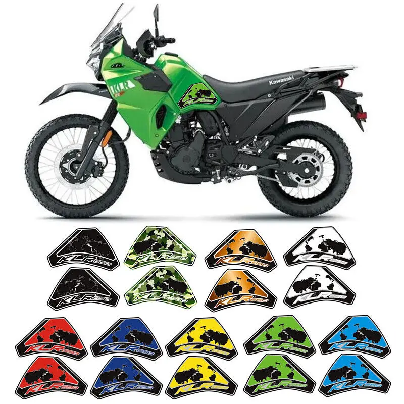 For KAWASAKI KLR650 KLR 650 2021 2022 2023 Motorcycle 3D Gel Fuel Tank ...