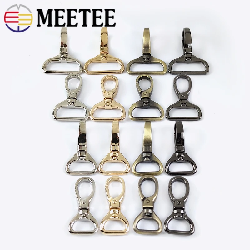 4/10pcs 15/20/26/32mm Metal Swivel Buckles For Webbing Handbag Strap ...