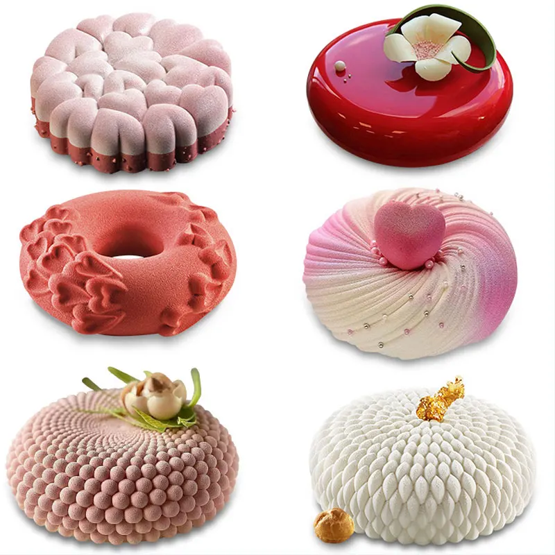 SILIKOLOVE-29-Hot-Designer-Silicone-Pastry-Mold-for-Baking-Mousse-Cake ...