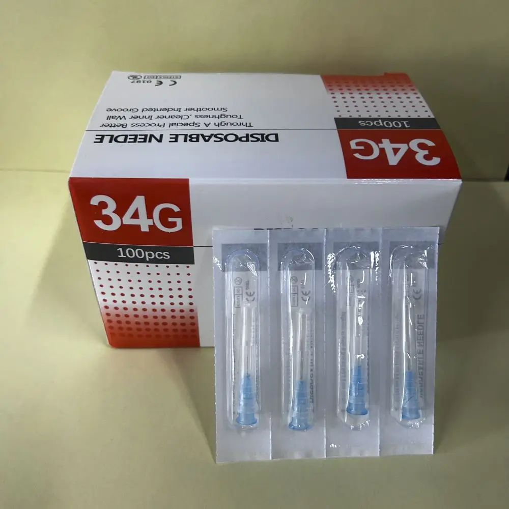 Hot-Sale-Tattoo-Needle-34G-Disposable-Needle-6mm-8mm-13mm-Injection ...