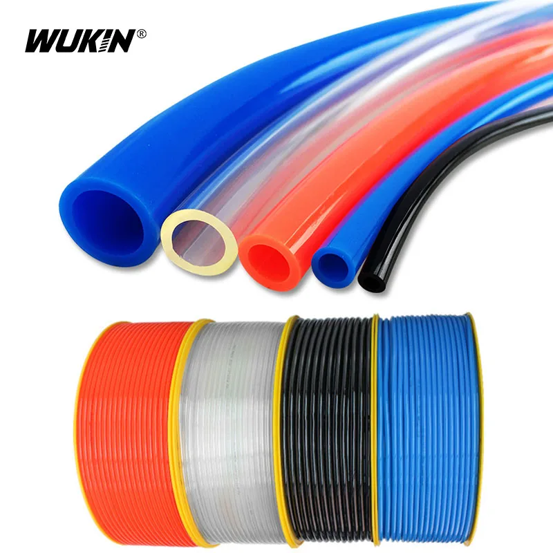 2/5M Poly Urethane Air Hose PU Pneumatic Tube Plastic Pneumatic Pipe ...