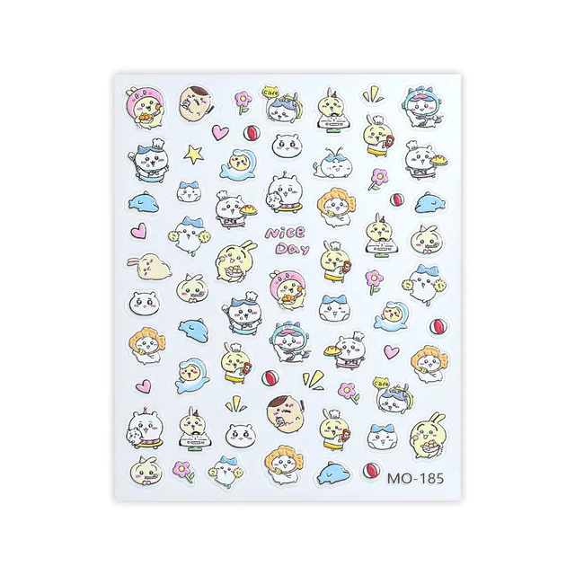 Chiikawa 3D Nail Art Stickers - Chiikawa Plush