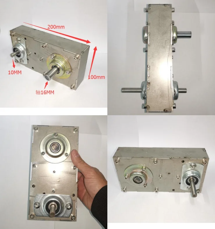 Speed Ratio 1：20, Metal Gearbox, Diy Hand-cranked Power Generation ...
