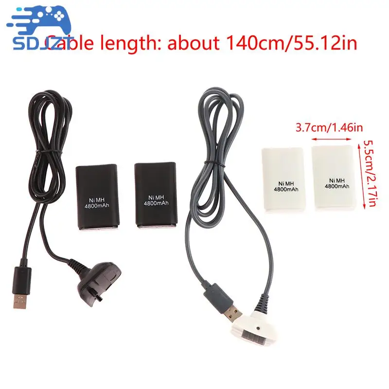 For-Xbox-360-Wireless-Game-Controller-Gamepads-Replacement-Battery-Pack ...