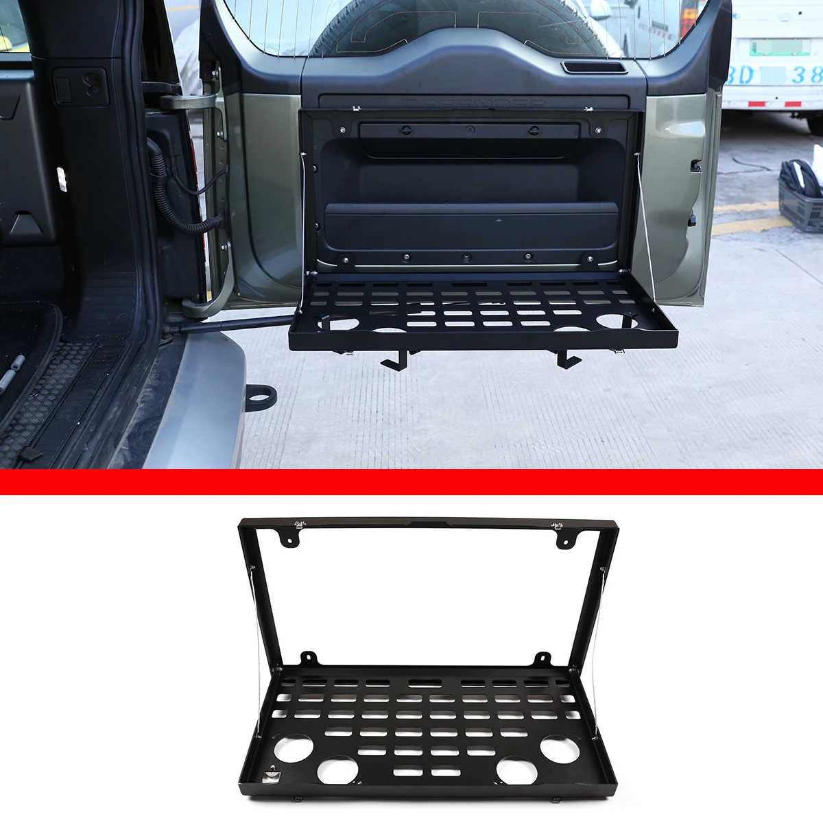 For-Land-Rover-Defender-2020-24-Tailgate-Table-Rear-Door-Cargo-Luggage ...