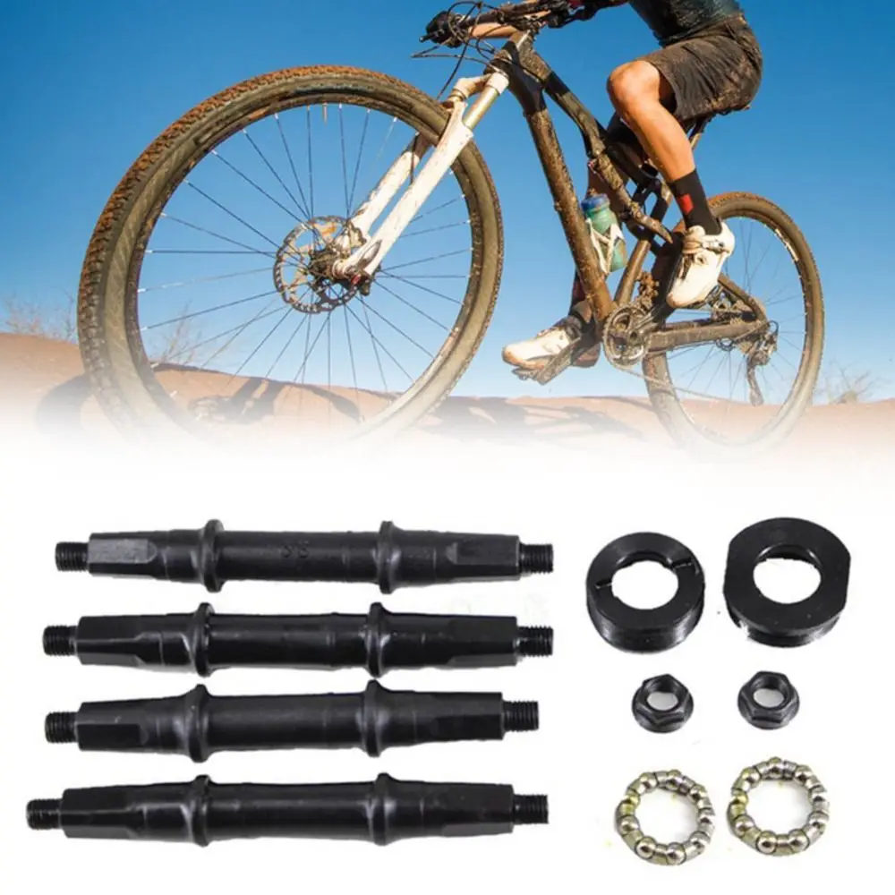 Black-Bicycle-Mid-axle-Durable-High-carbon-Steel-Cycling-Bowl-Set-Bike ...