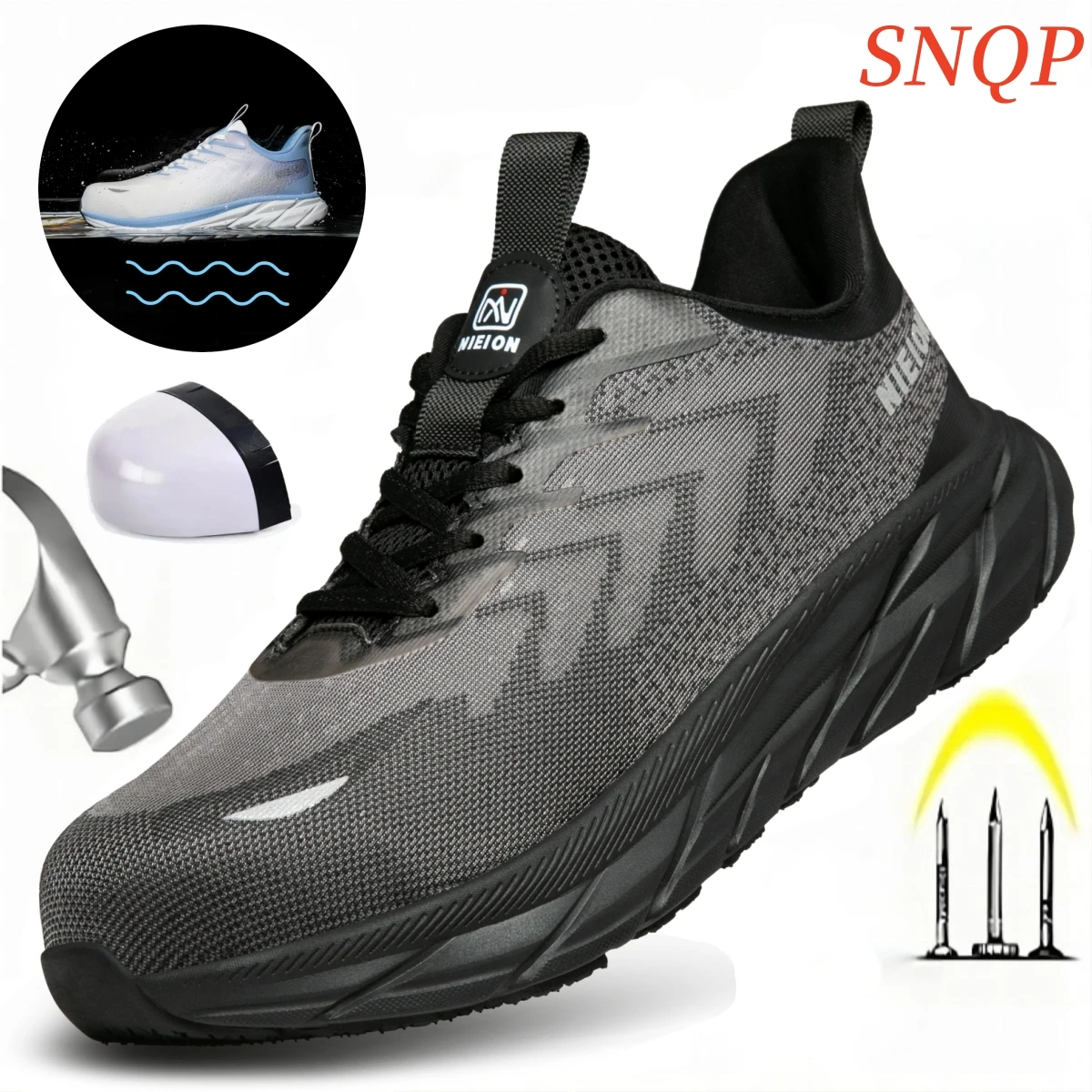 Fashion-Work-Shoes-Work-Boots-Puncture-Proof-Safety-Shoes-Men-Steel-Toe ...