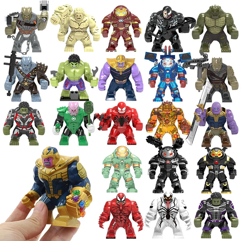 Marvel-Building-Blocks-Mini-Model-Figures-Big-Goblin-Spiderman-Iron-Man ...