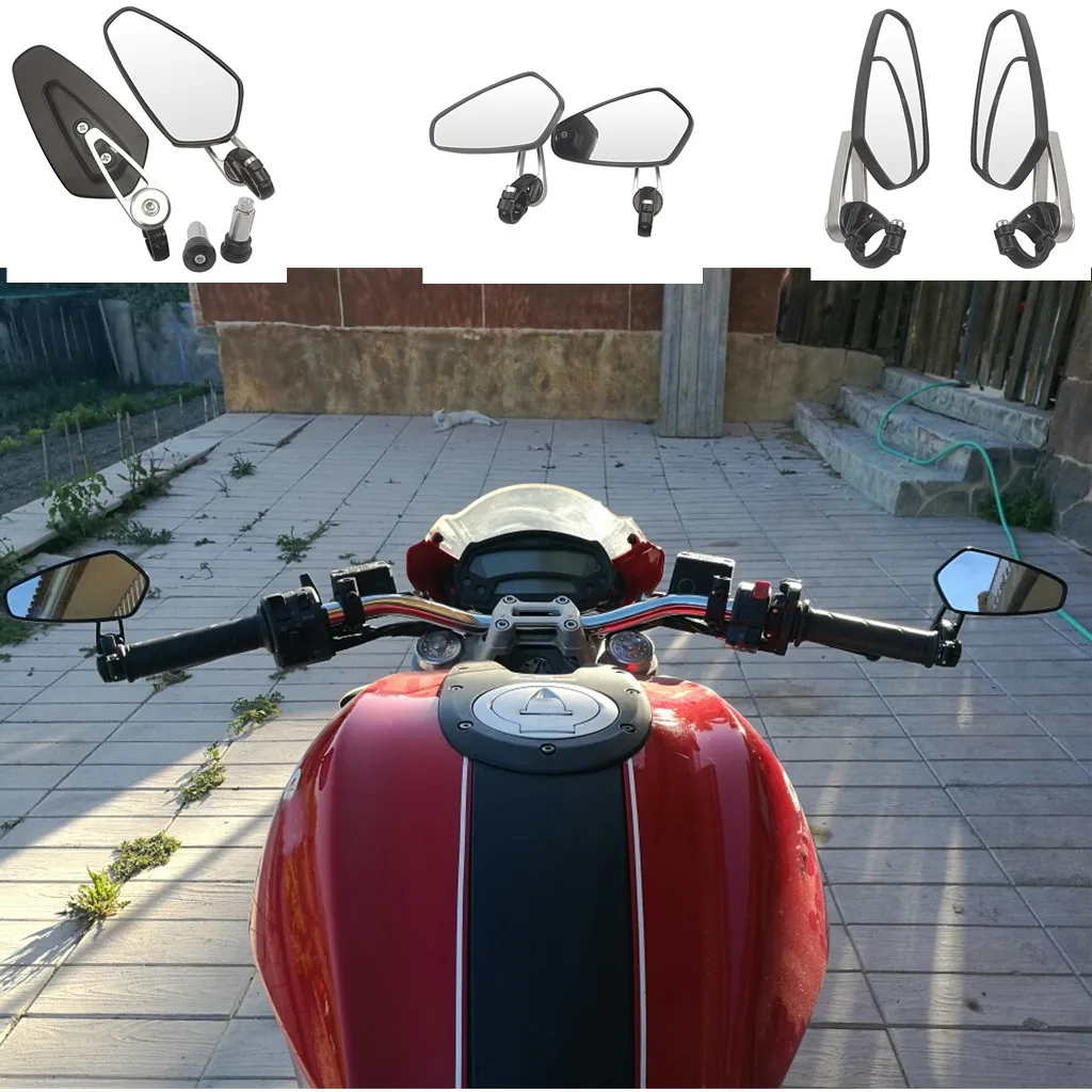 Espejos retrovisores de barra para motocicleta, para GROM MSX125 CB500F ...