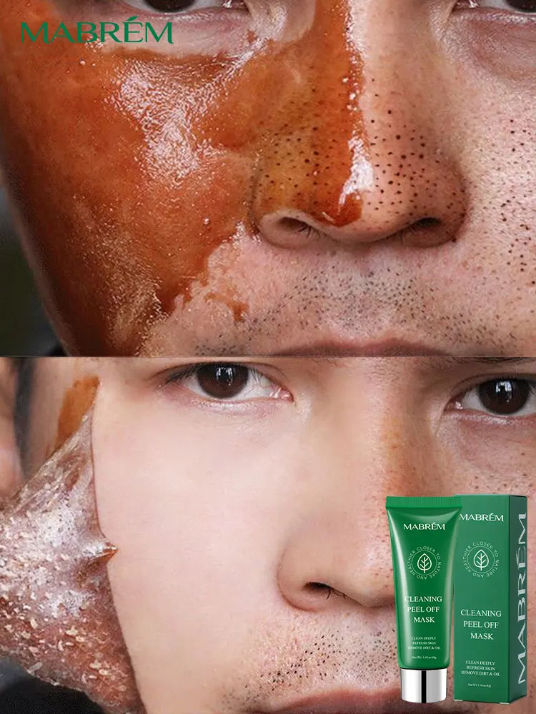 MABREM Tear Off Mask Gentle Cleaning Pores Waste Makeup Residue Oil ...