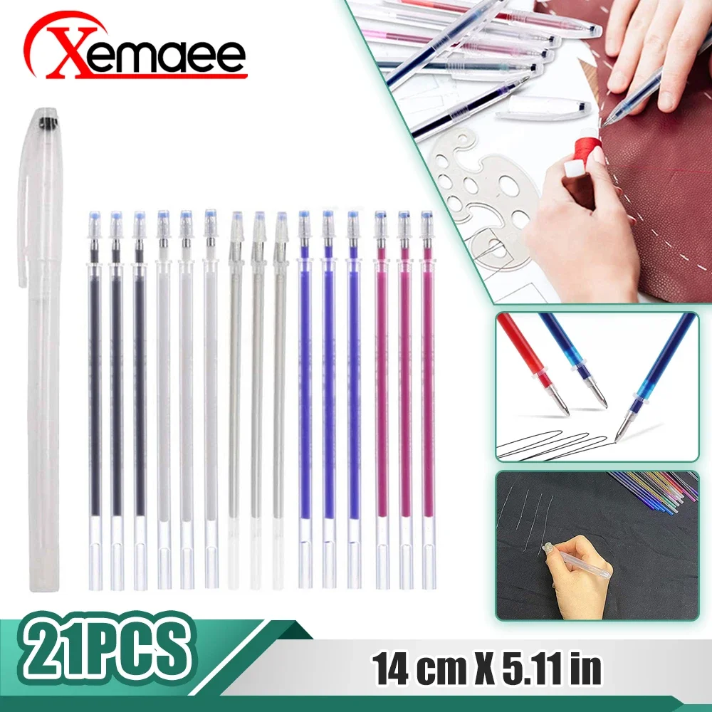 6-11-21PCS-Heat-Erasable-Marker-Pen-Temperature-Disappearing-Fabric ...