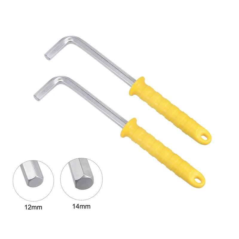 12mm 14mm L Shaped Long Arm Hex Key Wrench Allen Key Wrench CR-V ...